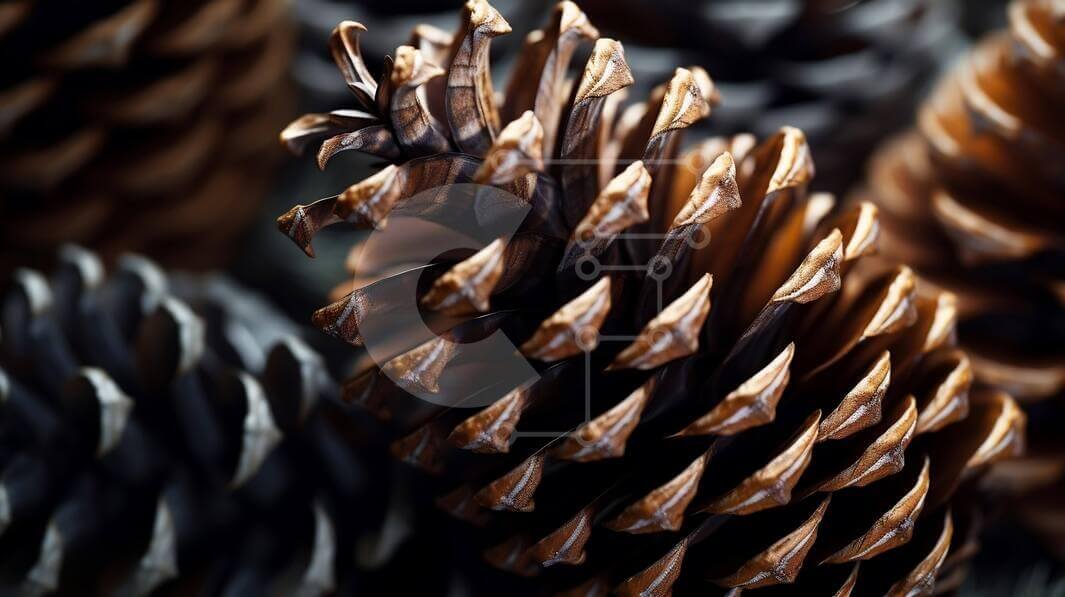 Close-up of Pinecones for Ornamental or Decorative Purposes stock photo ...