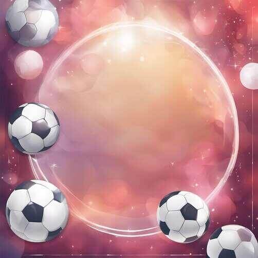 Download Soccer ball on orange and brown watercolor background ...