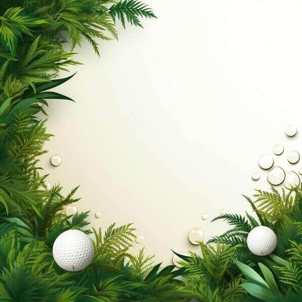 Download Green Background with Golf Balls and Leaves Backgrounds Online ...