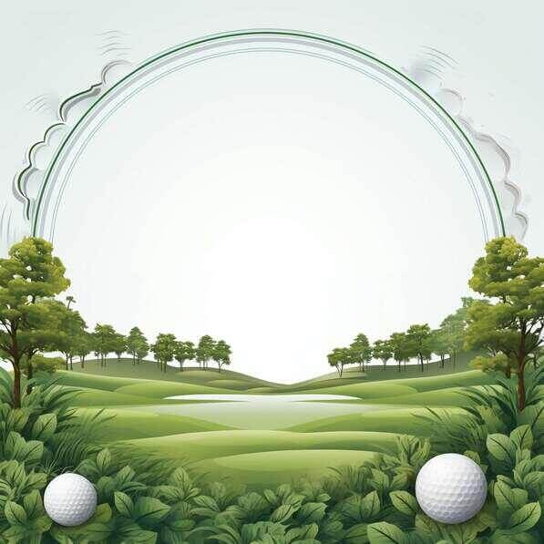 Download Circular Frame with Golf Balls - Background Image Backgrounds ...