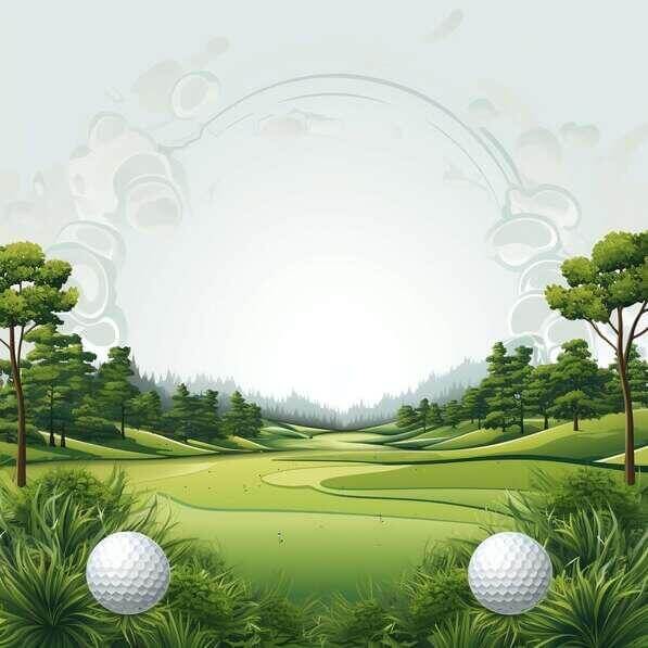 Download Golf Course with Two Golf Balls Backgrounds Online - Creative ...
