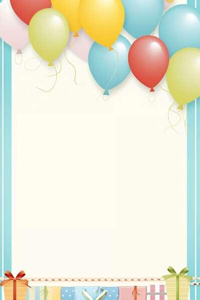 Download Birthday Card with Balloons and Gifts Backgrounds Online ...