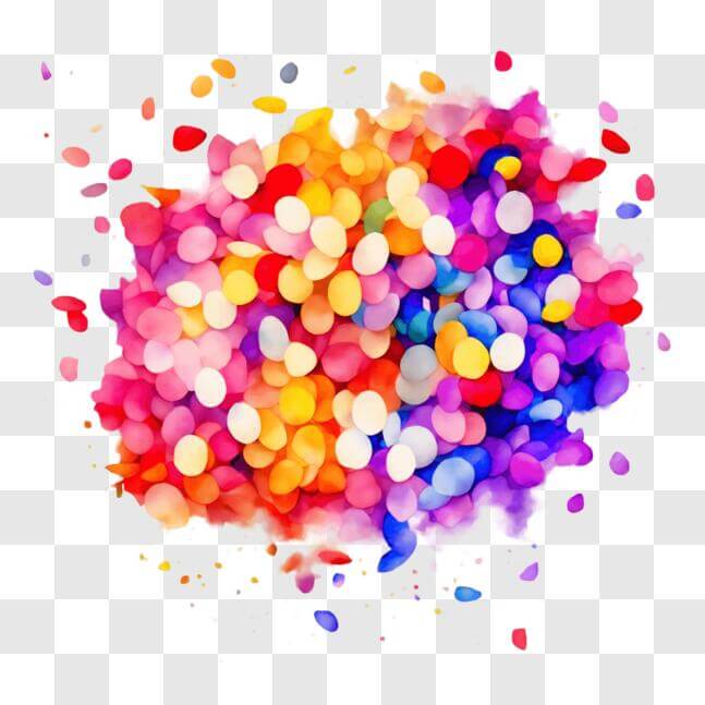 Download Colorful Confetti Explosion for Decoration or Creative ...