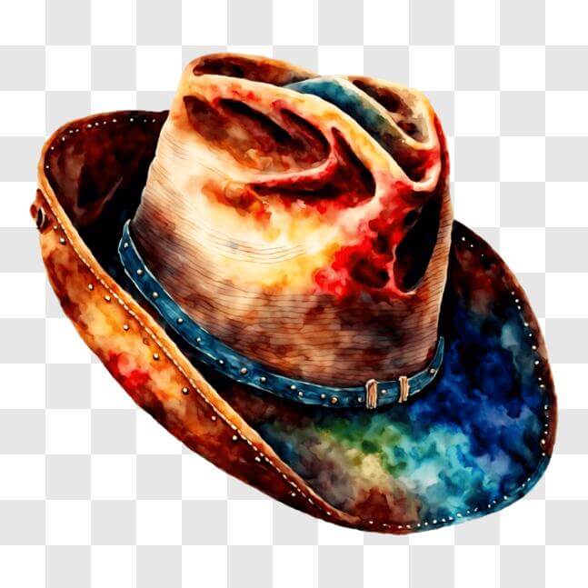 Download Colorful Cowboy Hat with Various Patterns PNGs Online ...