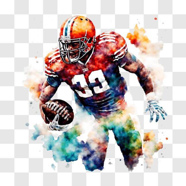 Download Football Player Running with Ball PNGs Online - Creative Fabrica