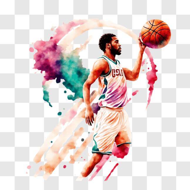 Download Abstract Basketball Player PNGs Online - Creative Fabrica