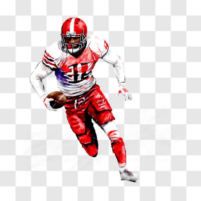 Download Football Player Running with Ball PNGs Online - Creative Fabrica