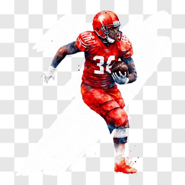 Download Ohio State Buckeyes Football Player in Action PNGs Online ...