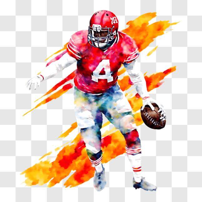 Download Football player running with the ball PNGs Online - Creative ...