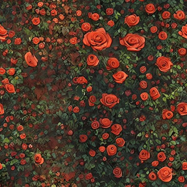Download Valentine's Day Art Installation: Wall of Red Roses Patterns ...