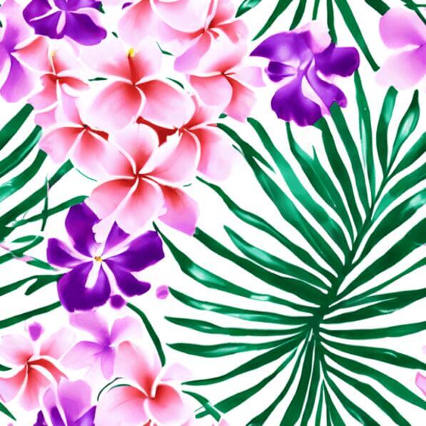 Download Seamless Floral Pattern with Pink and Purple Flowers Patterns ...