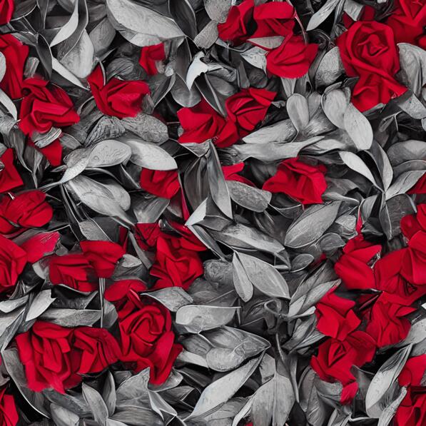 Download Red and Gray Rose Seamless Pattern Patterns Online - Creative ...
