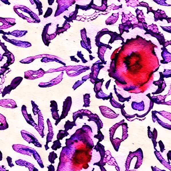 Download Purple and Red Floral Pattern on White Paper Patterns Online ...