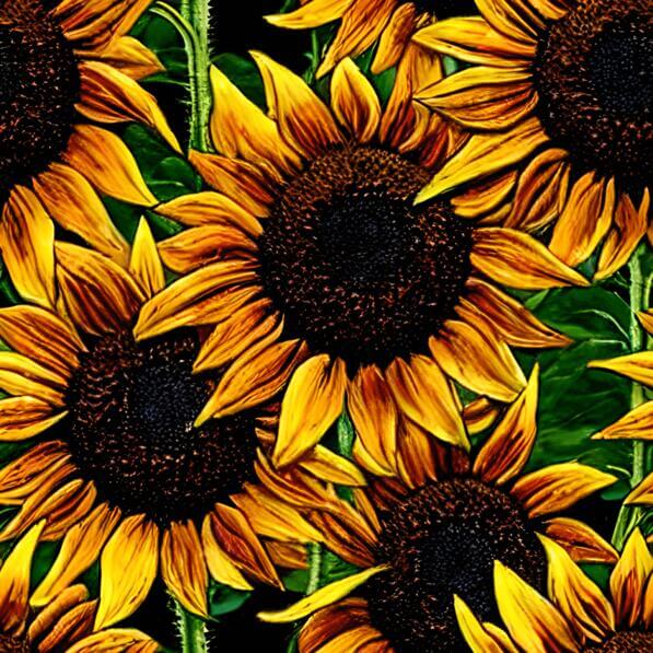 Download Colorful Sunflower Pattern Patterns Online - Creative Fabrica