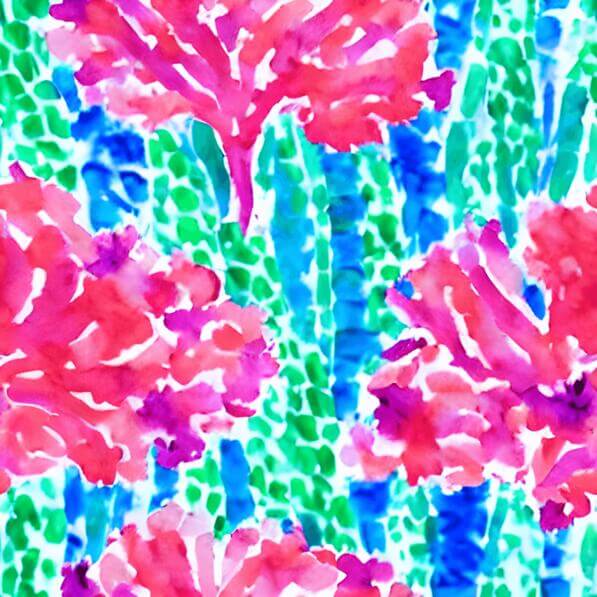 Download Watercolor Floral Pattern by Lilly Pulitzer Patterns Online ...