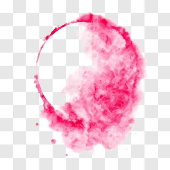 Download Abstract Pink Ink Splash on Black Background PNGs Online ...
