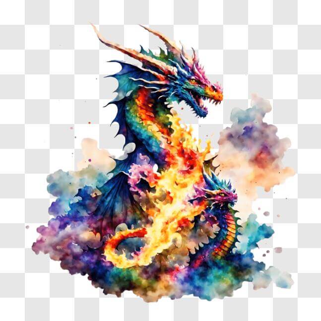 Download Promote Your Brand with a Colorful Dragon Image PNGs Online ...