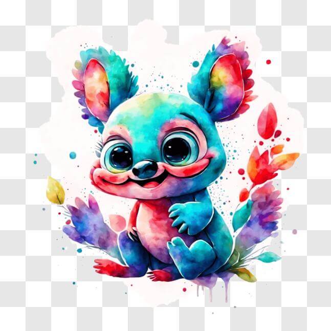 Download Stitch Art Collection: Colorful Animal Painting PNGs Online ...
