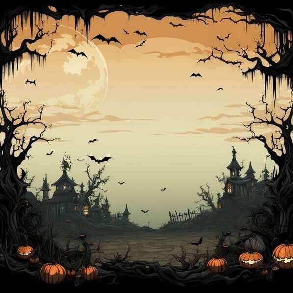 Download Haunted Forest with Pumpkins and Old Castle for Halloween ...