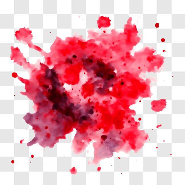 Download Red Paint Splatter Abstract Background PNGs Online - Creative ...