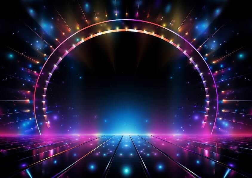 Download Abstract Neon Lights Background Design Backgrounds Online ...