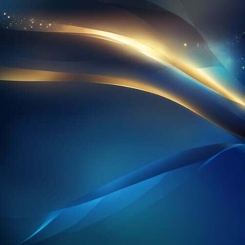 Download Abstract Blue and Gold Background with Swirling Waves and ...