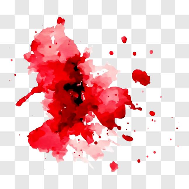 Download Red Paint Splatter Abstract Artwork PNGs Online - Creative Fabrica