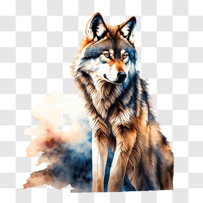 Download Gray Wolf with Irish Map Background PNGs Online - Creative Fabrica