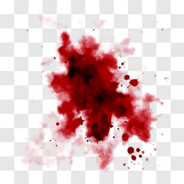 Download Red Splotch on Black Background - Abstract Image PNGs Online ...