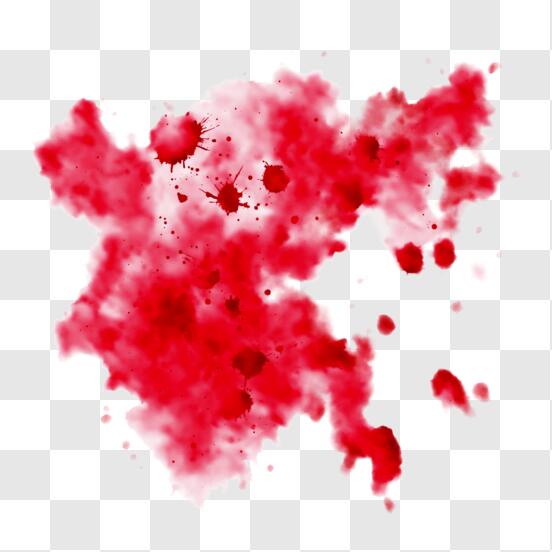 Download Abstract Red Splash of Paint on Black Background PNGs Online ...