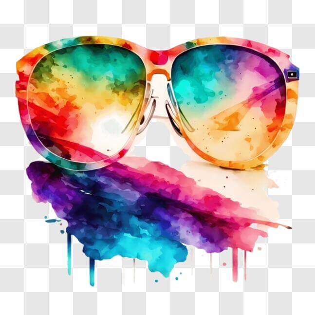 Download Colorful Sunglasses Eyeglasses or Sunglasses Case with ...
