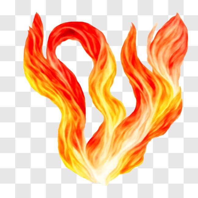 Download Flame with Letter W PNG Clip Art Design PNGs Online - Creative ...