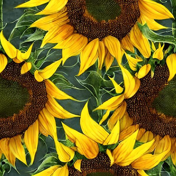 Download Group of Yellow Sunflowers in an Arrangement Patterns Online ...