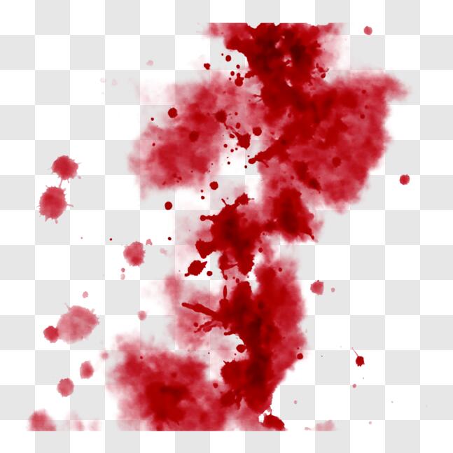 Download Red Blood Splatter on Black Background PNGs Online - Creative ...