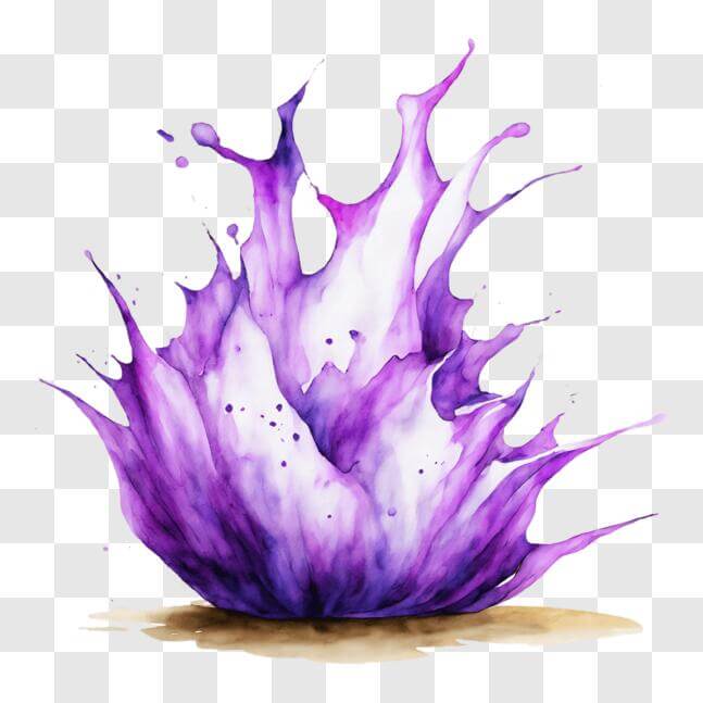 Watercolor Purple Splash PNG - Download Free & Premium Transparent ...