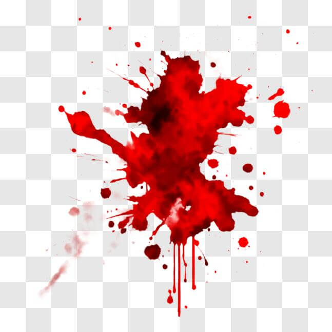 Download Abstract Red Paint Splatter on Black Background PNGs Online ...