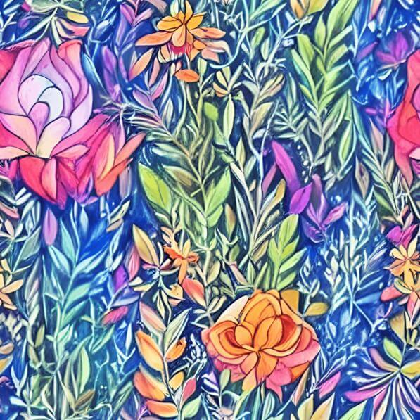 Download Colorful Floral Pattern for Home Decor and Design Patterns ...