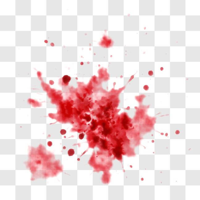 Download Red Blood Splatter on Black Background PNGs Online - Creative ...
