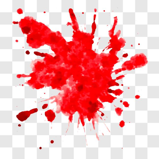 Download Red Splash of Paint Illustration PNGs Online - Creative Fabrica