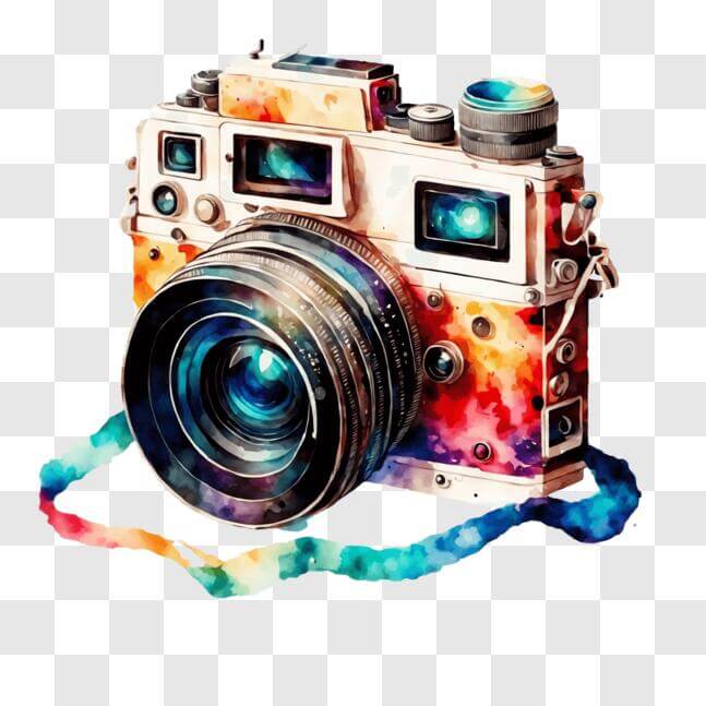 Download Colorful Camera - Artistic and Creative Photography PNGs ...
