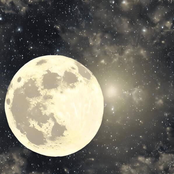 Download Full Moon and Stars in the Night Sky Patterns Online ...
