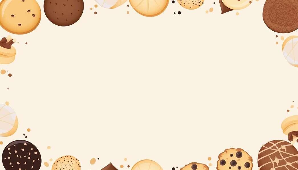 Download Beige Background with Cookies and Chocolates Backgrounds ...