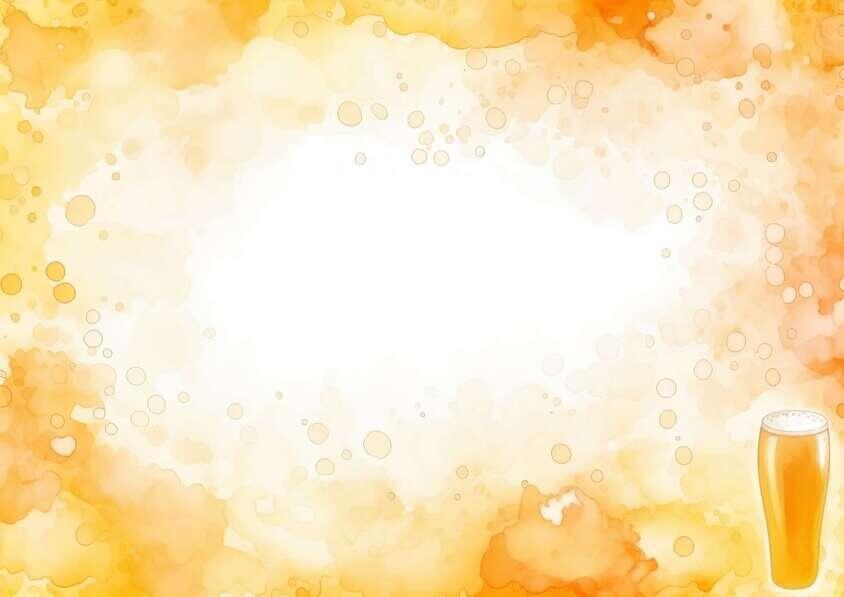 Download Beer Glass Watercolor Background with Orange Splashes ...