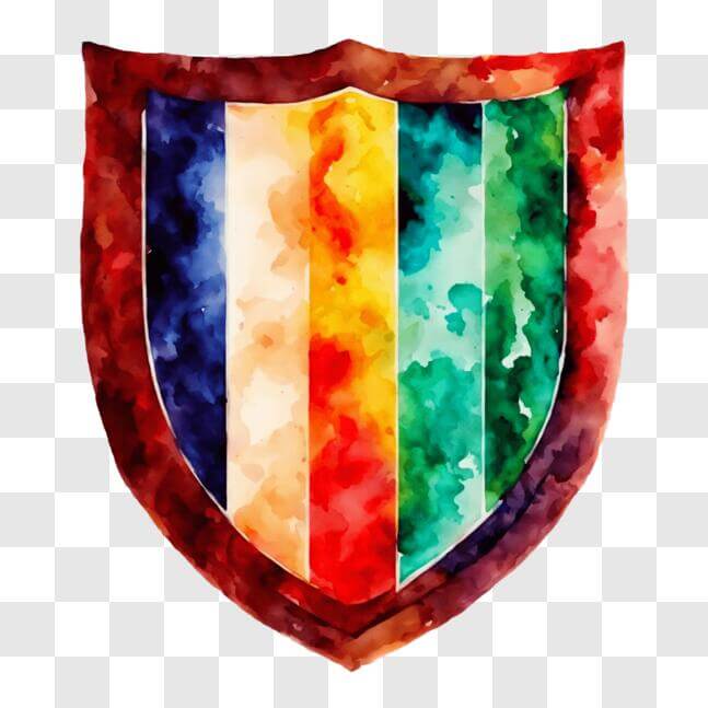 Download Rainbow Colored Shield Background Image PNGs Online - Creative ...