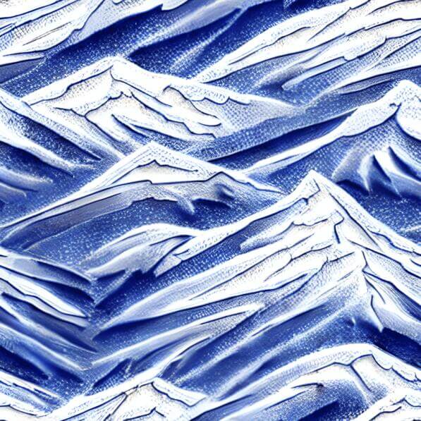 Download Blue and White Mountain Range with Snowy Peaks Patterns Online ...