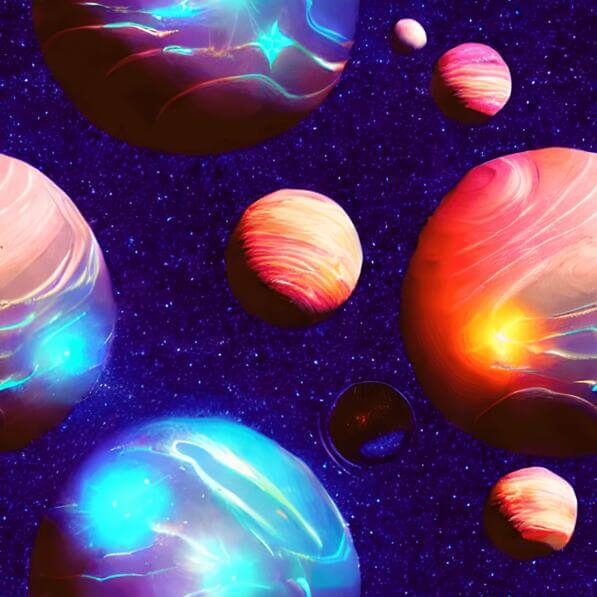 Download Colorful Planets and Stars - Eye-Catching Space Art Patterns ... Download Colorful Planets and Stars - Eye-Catching Space Art Patterns ...