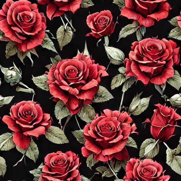 Download Red Rose Seamless Pattern for Decorative Purposes Patterns ...