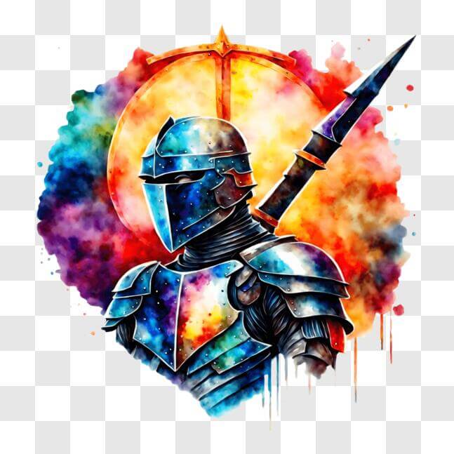 Download Colorful Knight Painting from Star Wars: The Force Awakens ...