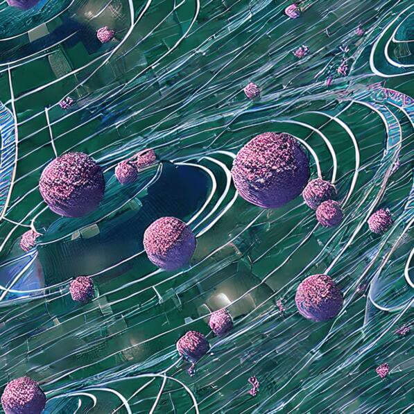 Download Complex Network of Spheres and Lines in Space Patterns Online ...