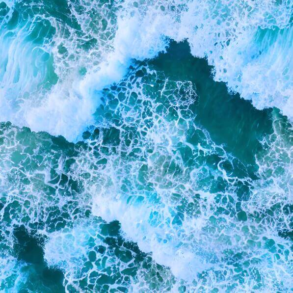 Download Aerial View of Blue Wave in the Ocean Patterns Online ...